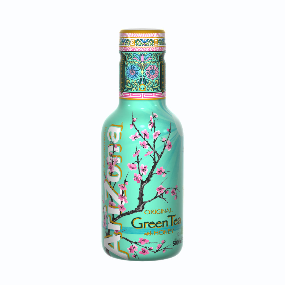 AriZona Green Tea Honey 6 x 0,5L (PET) EINWEG Getränkedienst Hamburg | Blue Getränkehandel Hamburg