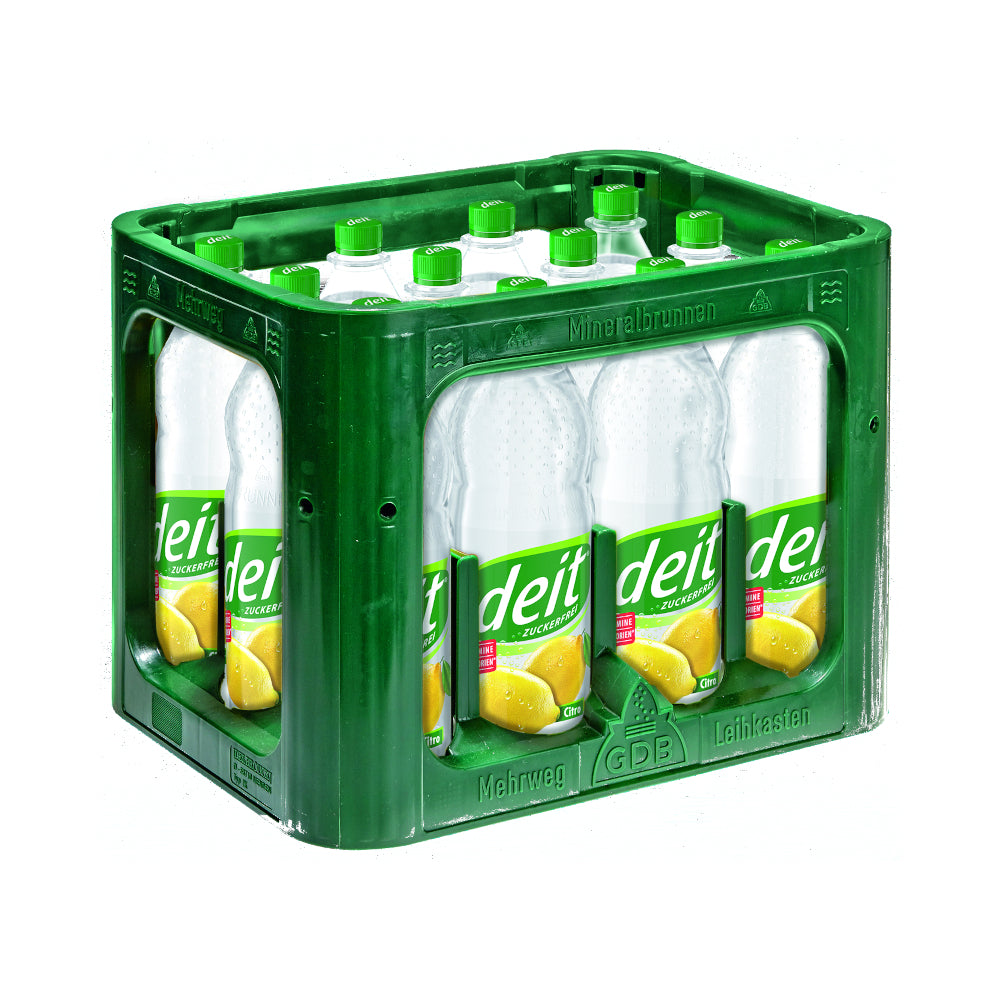 Deit Citro 12 x 1L (PET) MEHRWEG Limonaden Lieferant Hamburg | Blue ...