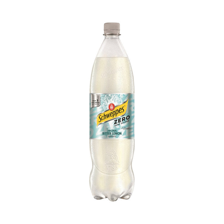 Schweppes Original Bitter Lemon Zero 6 x 1L Getränkedienst Hamburg ...